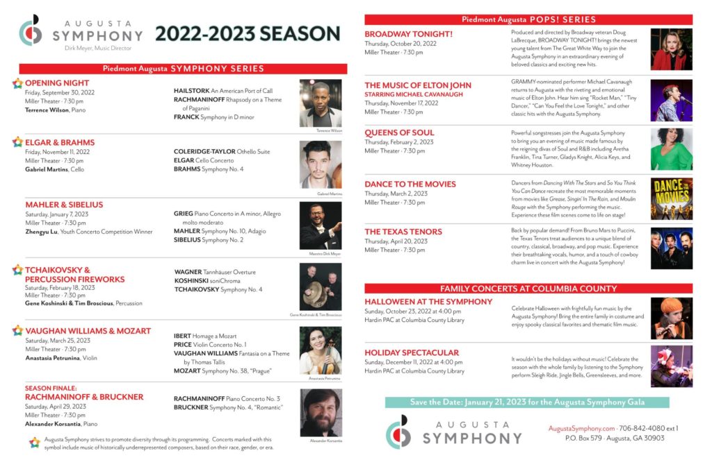 2022-2023 Season | Augusta Symphony